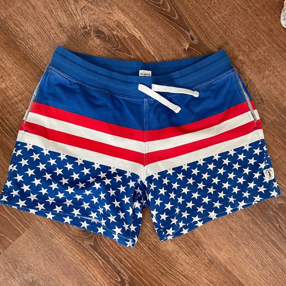 chubbies | Shorts | Chubbies Lounge Fleece Pull On Patriotic Shorts ...